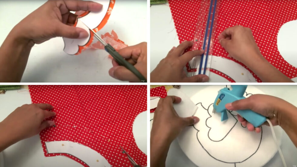 Gallina con patchwork sin aguja | Patty Arce